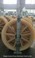 China Bundled Aluminum Conductor Pulley Block For 220KV Transmission Line for sale