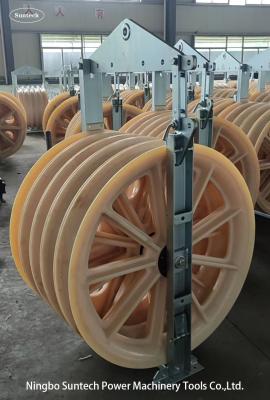China Transmission Nylon Wheel Bundled Conductor Stringing Blocks Pulley for sale