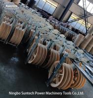 China LGJ1120 1040mm Bundled 200KN Large Diameter Conductor Stringing Blocks for sale