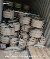 China 916mm ACSR MC Nylon Conductor Wire Rope Stringing Pulley Blocks for sale