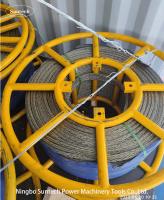 China Anti Twisting Galvanized Braided Steel Wire Rope Overhead Conductor Stringing for sale