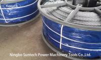 China 92.5kN 10mm Pressure Proof Insulated Nylon Wire Rope for sale