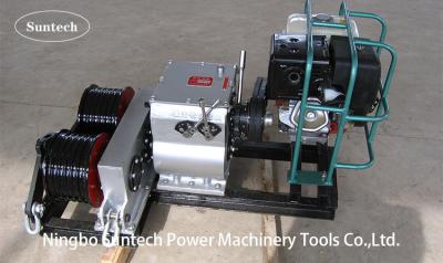 China SQY5C Double Drum Diesel Engine Cable Winch Puller 5 Ton In Power Construction for sale