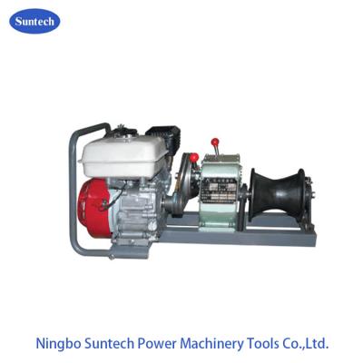 China 8 Ton HONDA / YAMAHA Petrol Engine Cable Winch For Line Construction Pulling Hoisting for sale