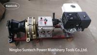 China Reversing Cable Winch Puller With Water Cooled Diesel Engine In Line Construction for sale