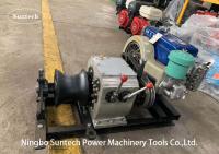 China Gas Powered Cable Winch Puller 1 Ton Capacity Portable 15m / Min Fast Speed for sale