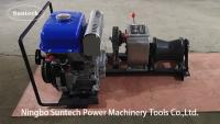 China Belt Driving Gasoline Powered Winch 3 Ton Small Volume With YAMAHA Engine for sale