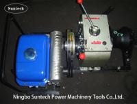 China Capacity 30KN 3 Ton Cable Winch Puller Power Hoisting 8m / Min Fast Traction Speed for sale