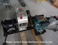 China Gasoline Engine Cable Winch Puller, Powered Rope Pulling Winch For Construction Line for sale