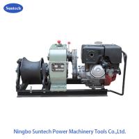 China Capacity 50KN Cable Winch Puller 5 Ton Fast Speed Diesel Wire Rope Winch for sale