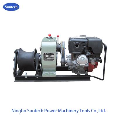 China Capacity 50KN Cable Winch Puller 5 Ton Fast Speed Diesel Wire Rope Winch for sale