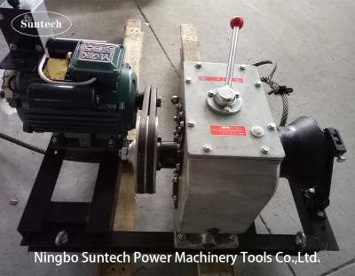 China 3 Tons Power Cable Winch Puller With Power Line Construction Electric Engine for sale