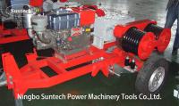 China Steel Electric Cable Winch Puller / Portable Electric Winch For Cable Pulling for sale