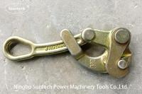 China Steel Wire Rope Rated Load Self Conductor Gripping Clamps for sale