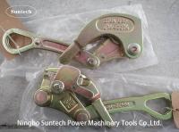 China 3 Ton  Metal Cable Gland Clamp / Self Gripping Come Along Clamp for sale