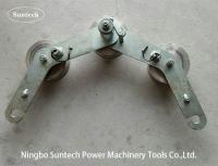 China SHL75D Hook Ground Block Cable Pulling Pulley For Conductor / Steel Wire Rope for sale