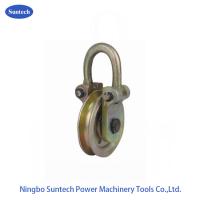 China 20KN Tower Erection Tools Steel Hoisting Tackle Pulley Block For Construction Line for sale