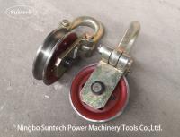 China 20KN Tower Erection Tools Steel Hoisting Tackle Pulley Block For Construction Line for sale