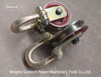 China 20KN Tower Erection Tools Steel Hoisting Tackle Pulley Block For Construction Line for sale
