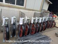 China 916mm 300KN Single Steel Sheave Conductor Stringing Blocks for sale