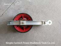 China 916mm 300KN Single Steel Sheave Conductor Stringing Blocks for sale