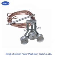 China Aluminum Sheave Grouding Wire Cable Pulley Block Conductor Stringing Blocks for sale