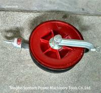 China Overhead Line Round Belt Hold Down Wire Cable Pulley Stringing Block for sale