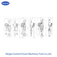 China Aluminium Alloy Transmission Line Tool Manual Handle Series Lifting Electric Chain Hoist for sale