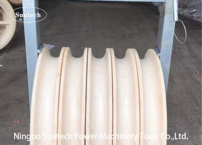 China Transmission Line 660 X100 Five Nylon Sheaves Conductor Pulley Block for sale