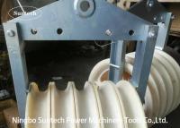 China 1040x125mm 50KN Overhead Line Conductor Stringing Pulley Blocks for sale