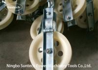 China Single Sheave Cable Pulling Pulley With Hook For Stringing Cable Conductor for sale
