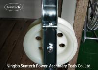 China Single Sheave Cable Pulling Pulley With Hook For Stringing Cable Conductor for sale