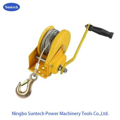 China Newart 1200Lb Hand Anchor Winch With Friction Brake Cable Winch Puller for sale