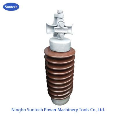 China M16 Porcelain Transmission Line Fittings For Horizontal Line Post Insulator for sale
