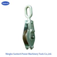 China 20KN Tower Erection Tools Steel Hoisting Tackle Pulley Block For Construction Line for sale