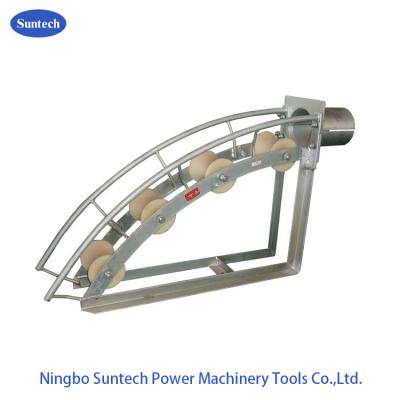 China Ground Cable Entrance Protection 100mm Trench Roller , Cable Guide Roller for sale