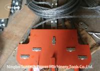 China Four Bundle Conductor Stringing Tools 130KN Cable Pulling Running Board for sale