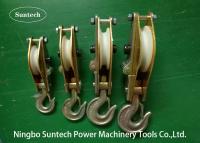 China Nylon Sheave 50KN 100KN Wire Rope Hoisting Tackle Pulley Block for sale