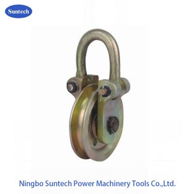 China Overhead Line Round Hoisting Point Chain Conductor Stringing Blocks for sale