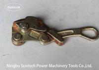 China 10KN Single Cam Come Along Clamp Earthwire Grip For Stranded Wire GJ25 -50 for sale