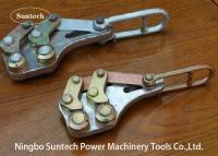 China SKDS / 10 KN Dual Cam Earth Steel Cable Gripper 50GJ Steel Strand Tools for sale