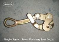 China Single Cam Ground Earth Wire Conductor Stringing Tools Tightening Rope Gripper for sale