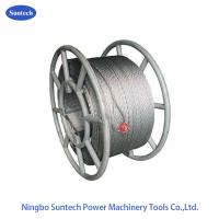China Transmission Line Anti Twisting Braided Galvanised Conductor Steel Pilot Wire Rope for sale