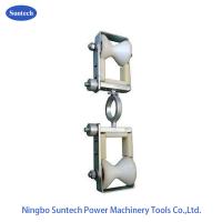 China 2kN Crandle Block Fiber Cable Pulling Equipment For Exchanging Overhead Line for sale