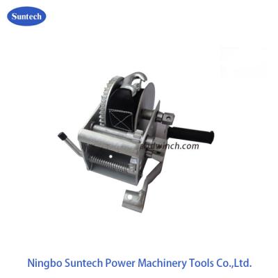 China Three Speed Dacromet Power 2200lbs Marine Hand Winch for sale