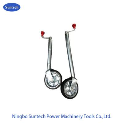 China 250mm Lifting 60mm Caravan Jockey Wheel With Steel Rim for sale