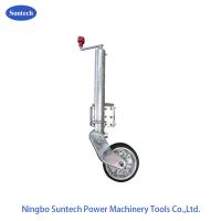 China 250mm Lifting 60mm Caravan Jockey Wheel With Steel Rim for sale