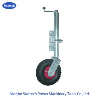 China ISO 500lbs Marine Bolt On Swivel Trailer Jack With Pneumatic Wheel for sale