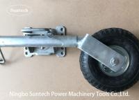 China Galvanised 500lbs Marine Swivel Trailer Jack With Pneumatic Wheel for sale