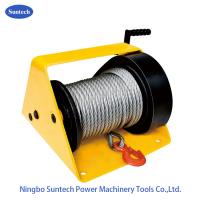 China GR2000 Single Drum 2200Lb Manual Lifting Worm Gear Winch for sale